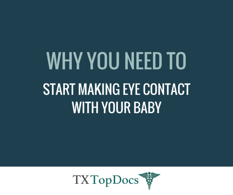 Why You Need To Start Making Eye Contact With Your Baby
